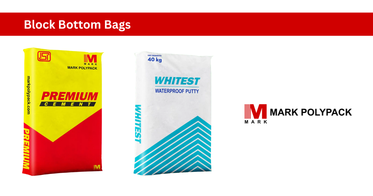Block Bottom Bags for Cement & Construction | Mark Polypack